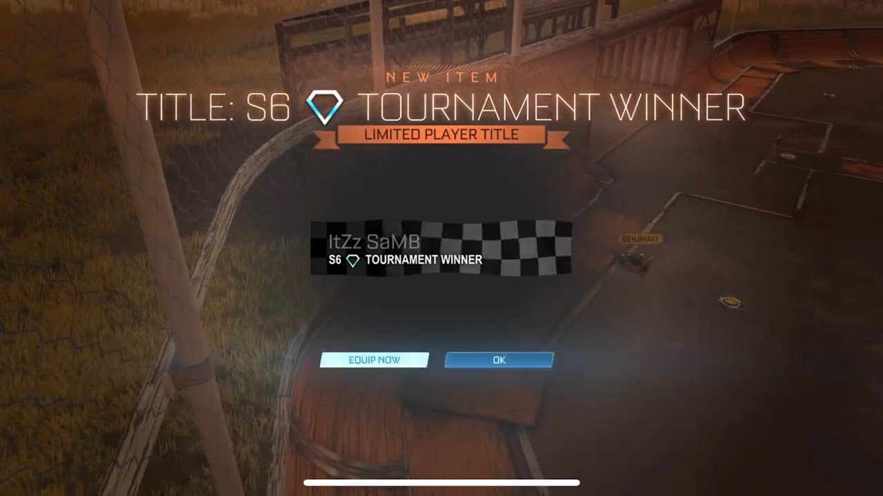 Rocket league diamond tournament win S6 3s + all star - YouTube