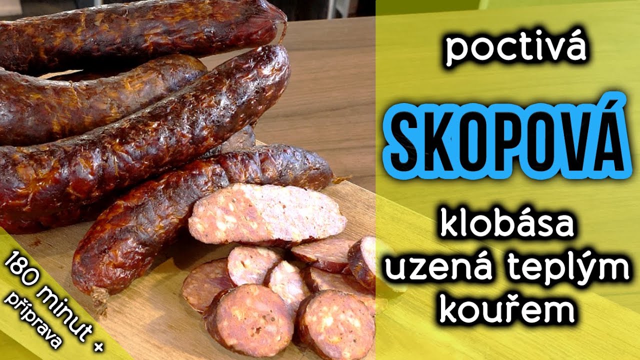 Skopová klobása v teplém kouři #99 | #skopova #klobasa #uzeni - YouTube