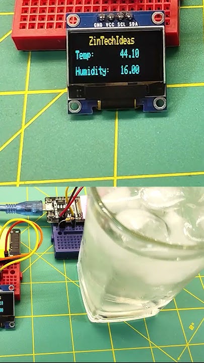 ESP NOW ESP32 Wireless transmission of different temperatures oled dht11 #espnow #arduino #esp32 ...