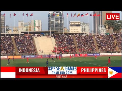 🔴SIARAN LANGSUNG . INDONESIA VS FILIPINA . SEA GAMES 2025 MAN FOOTBALL GRUP C