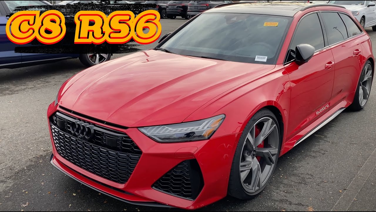 Tango Red Metallic C8 Audi RS6 - YouTube