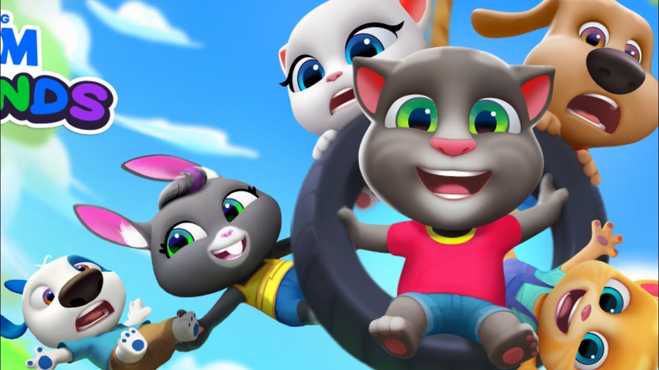 Talking Tom Funny Cartoon👻My Talking Tom And Friends🐱Walkthrough ...