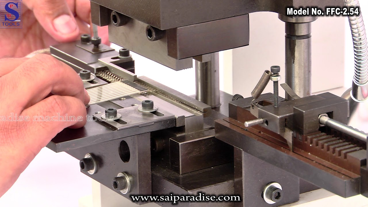 Flat Flexible Crimping Machine (FFC - 2.54) - YouTube