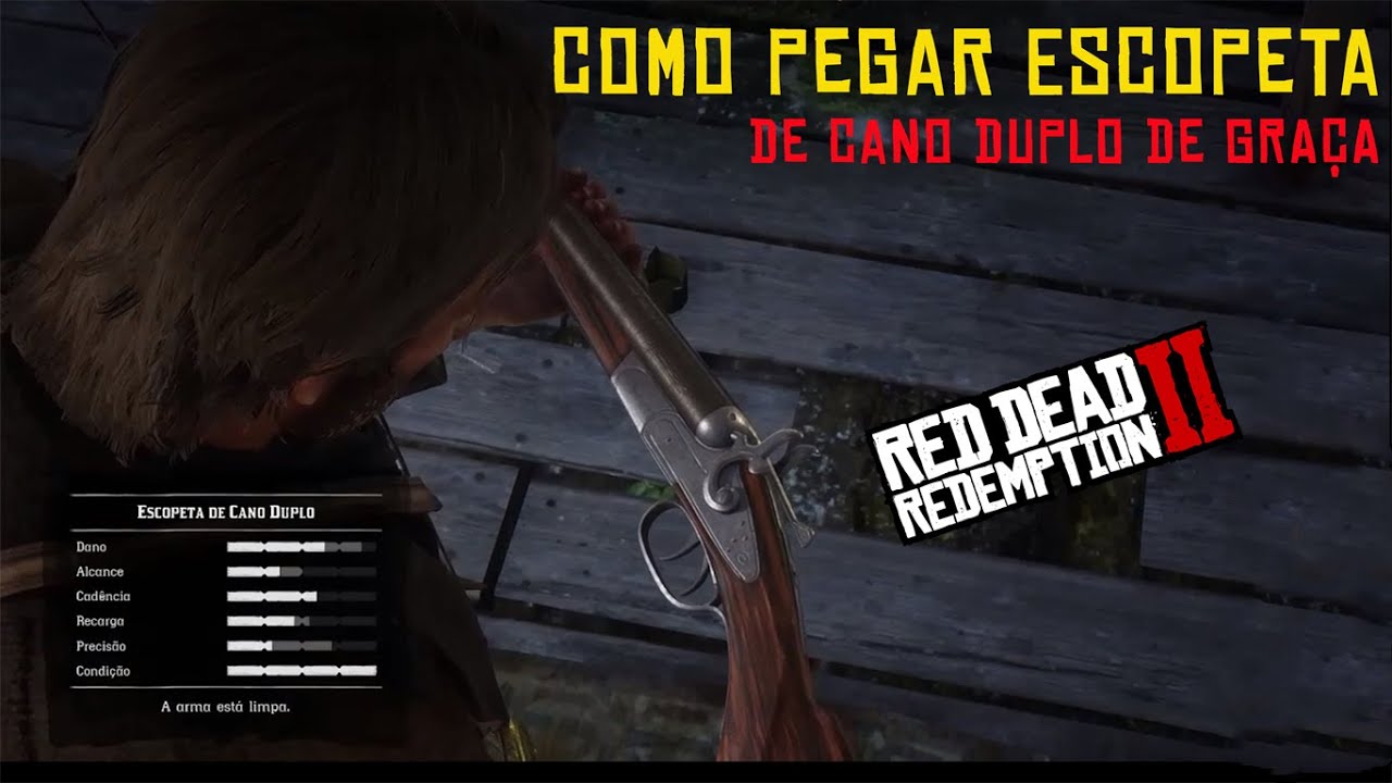Como pegar escopeta de cano duplo / RED DEAD REDEMPTION 2 - YouTube