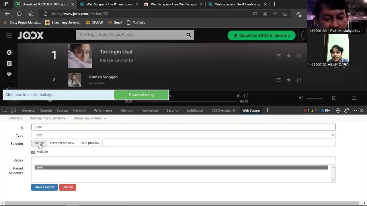 Web Scraper Menggunakan Ekstensi WebScraper.io - YouTube