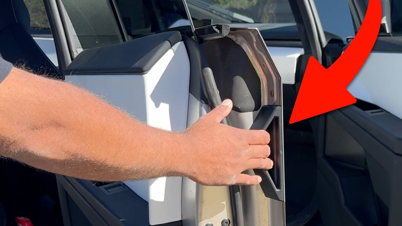 Cybertruck door handles - quick and easy installation - YouTube