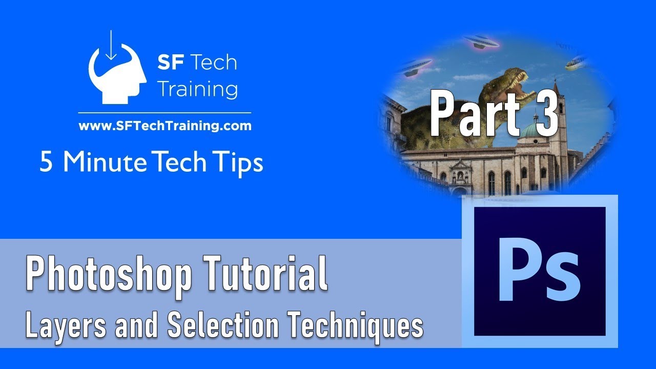 Photoshop Tutorial Part 3 Effects, Advanced Selection Techniques - YouTube