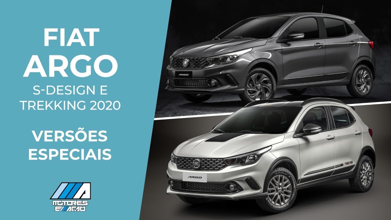 Fiat Argo S-Design e Trekking 2020 | Versões especiais | motoreseacao ...
