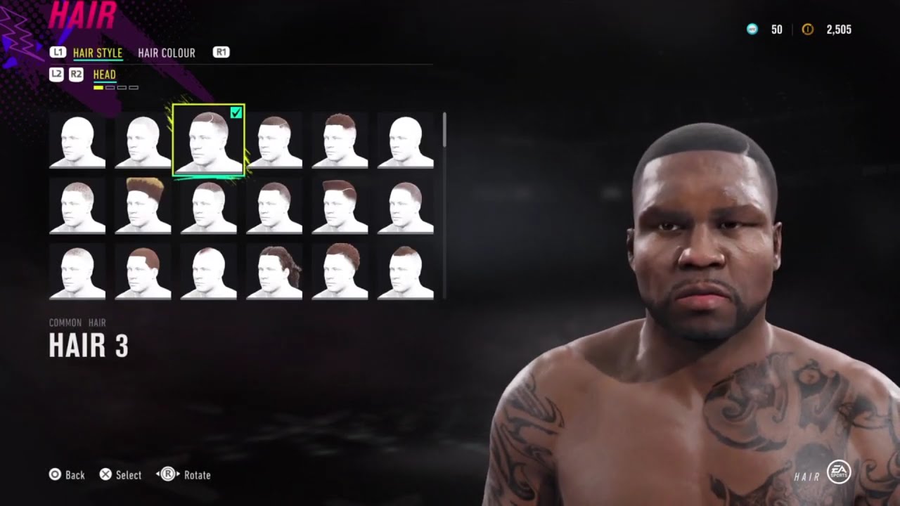 50 Cent | Create a Fighter Formula | UFC 4 - YouTube
