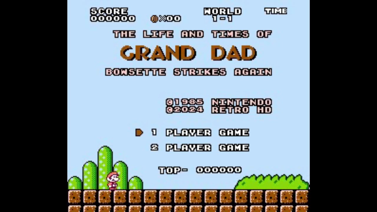 SMB Hack Longplay - The Life And Times Of Grand Dad Bowsette Strikes ...