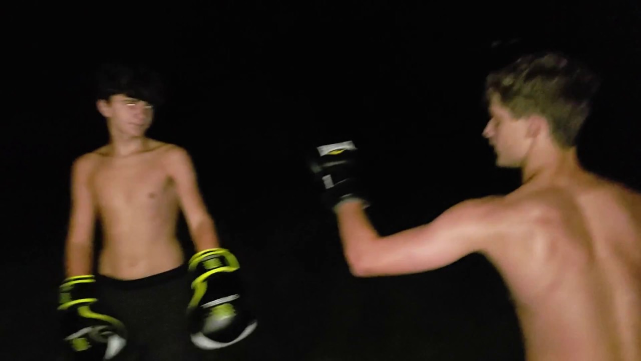 Back yard boxing pt. 2 - YouTube