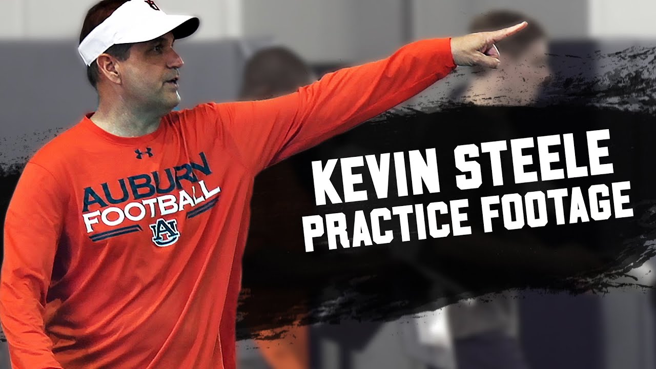 Kevin Steele debuts as Auburn's new defensive coordinator - YouTube