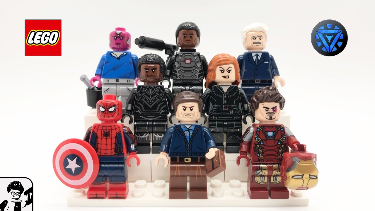 LEGO Team Iron Man + Zemo and Ross from Captain America: Civil War ...