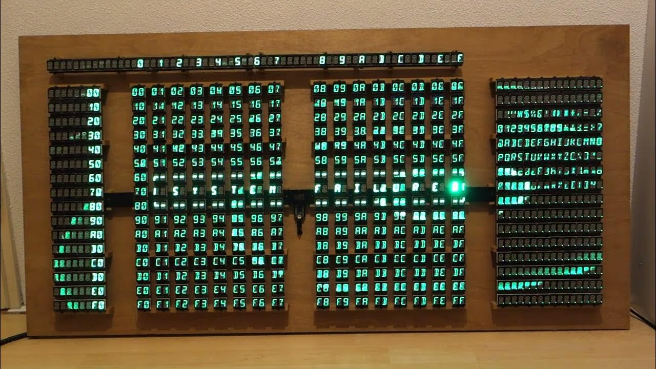 Hex dump display - YouTube