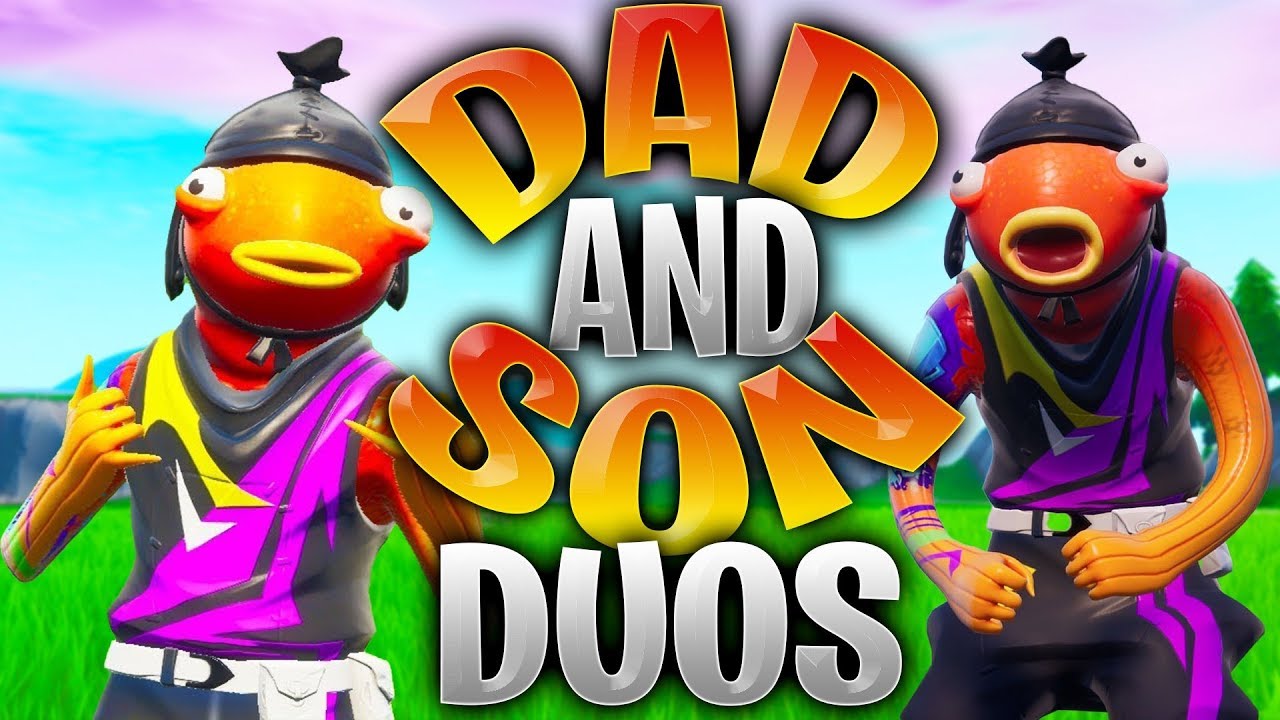 Dad And Son Duos In Fortnite Battle Royale (Dad Playing Fortnite With ...