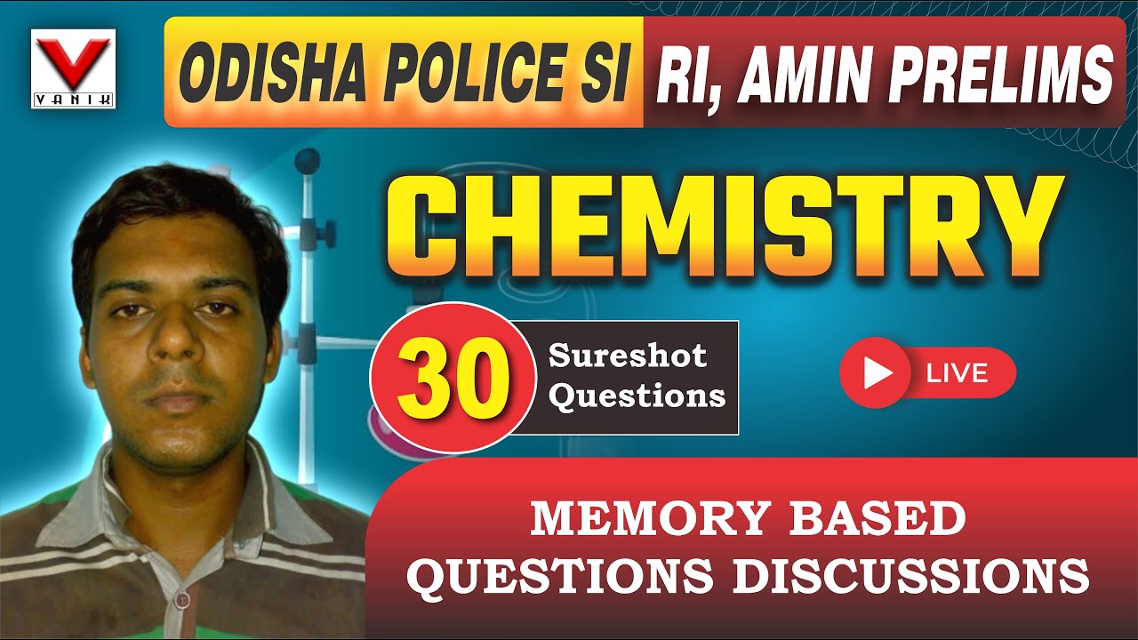 RI PRELIMS CHEMISTRY | Important Questions Discussion By Deepak Sir # ...