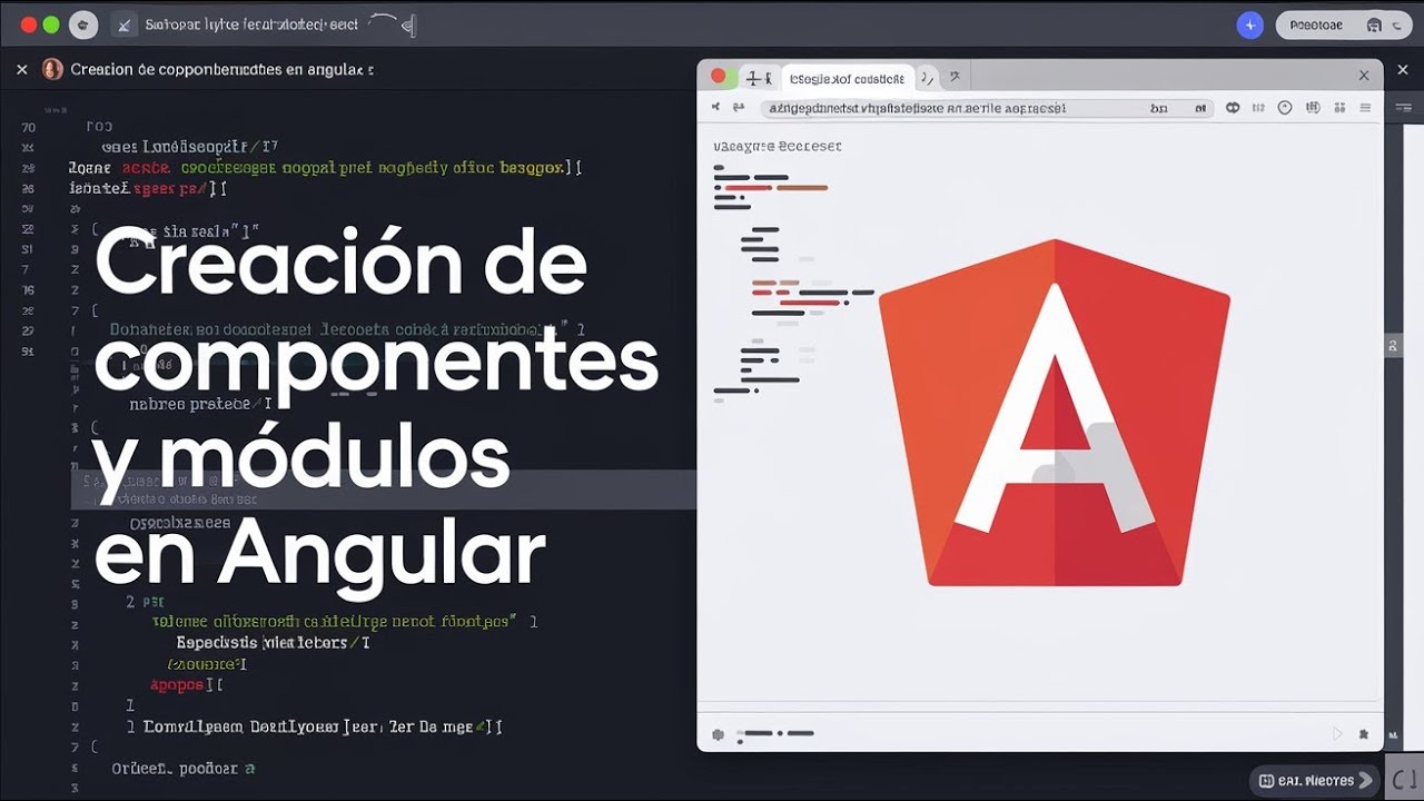 Componentes y módulos en Angular - YouTube