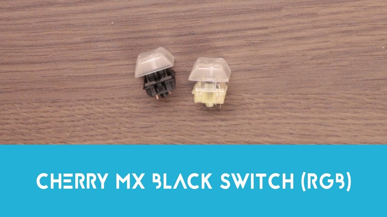 CHERRY MX Black Switch (inkl. RGB) | Sound & Review (DE) - YouTube