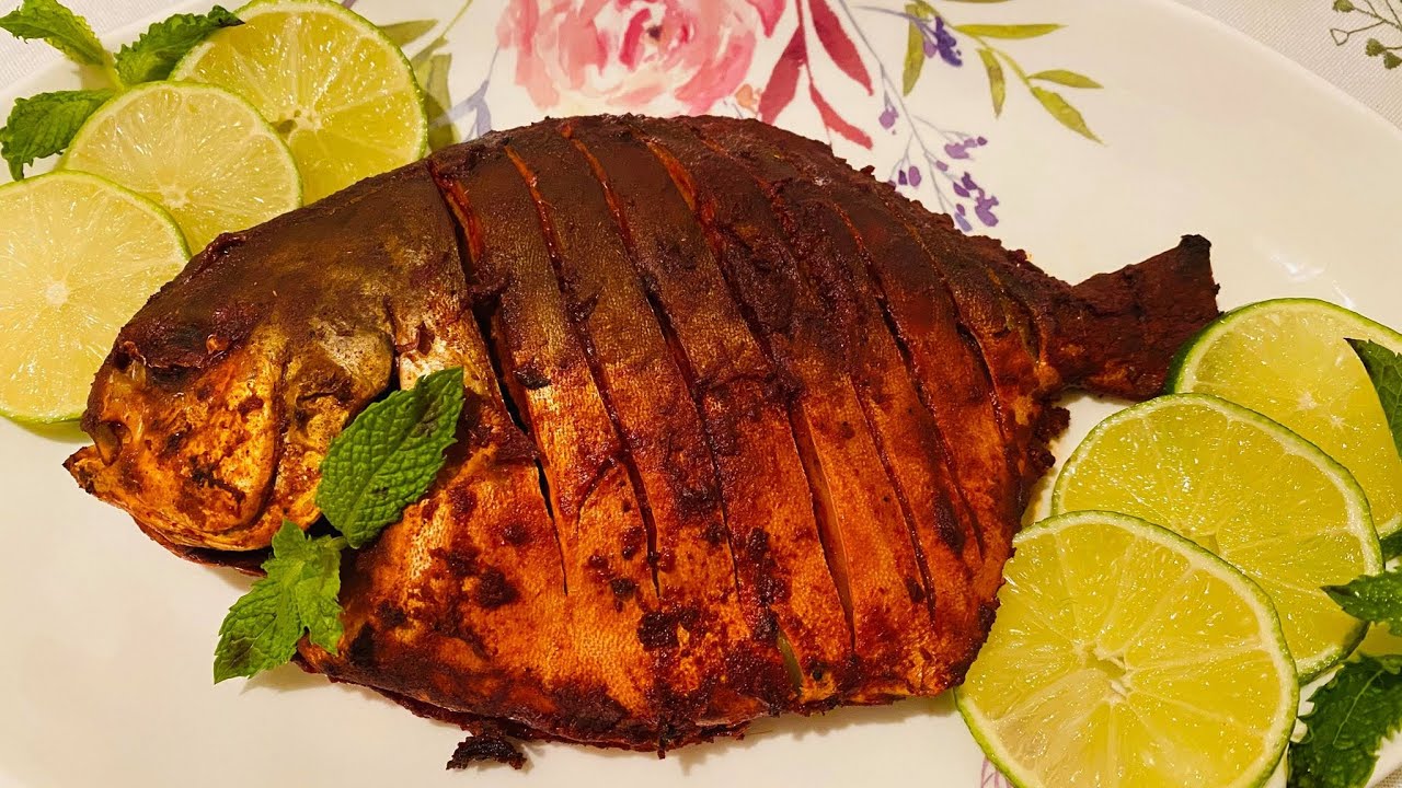 Tandoori Pomfret | Pomfret Fish Recipe | রুপচাঁদা মাছের রেসিপি - YouTube