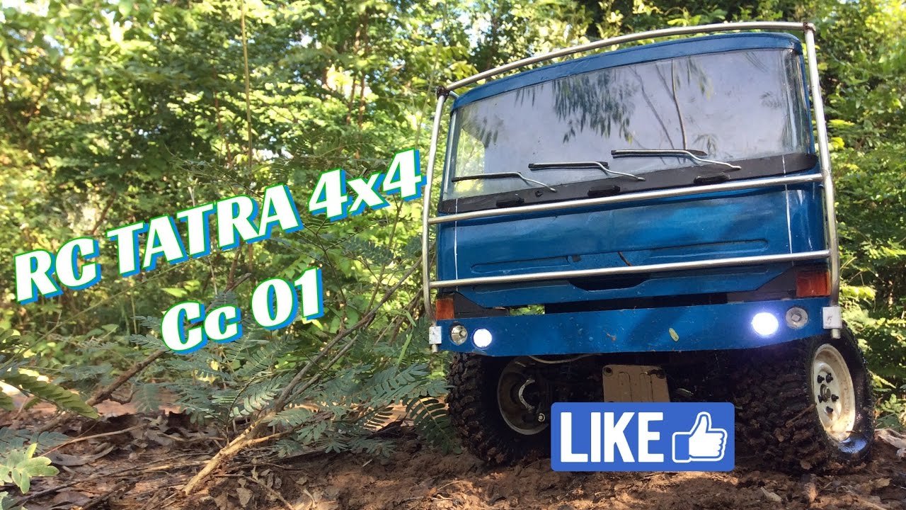 RC TATRA 4wd scale 1:10. Tamiya CC-01 - YouTube