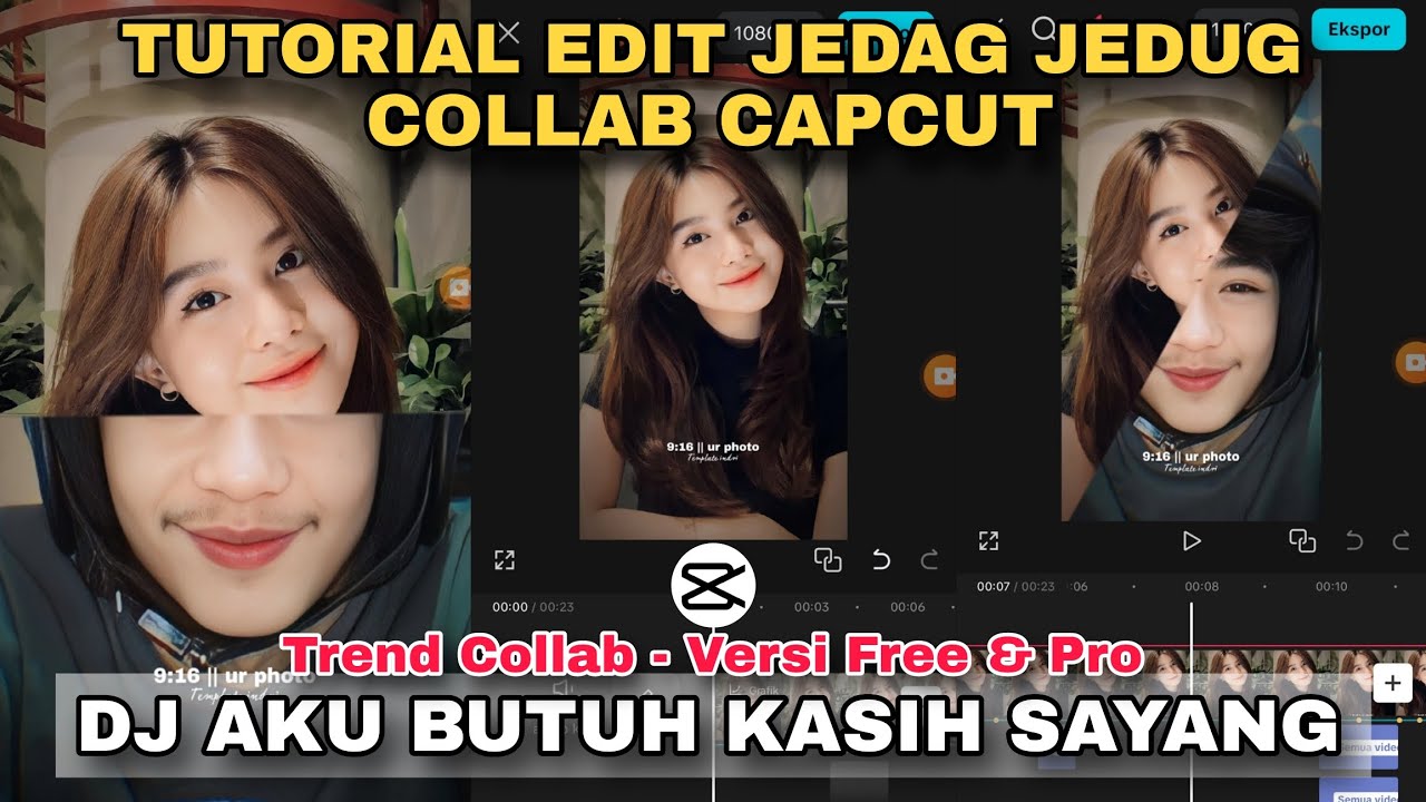 Tutorial Edit Jedag Jedug Capcut DJ AKU BUTUH KASIH SAYANG 2024 - YouTube