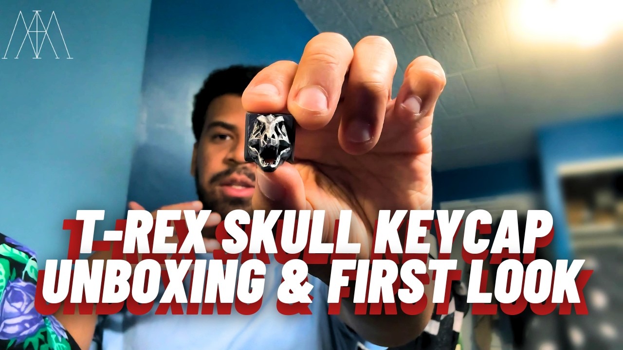 Unboxing a T-Rex Skull Keycap – Jurassic Vibes for Your Keyboard - YouTube