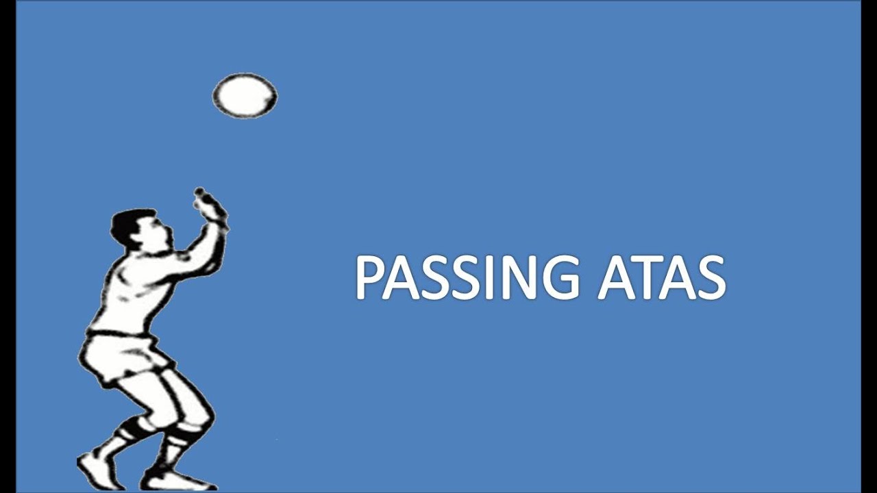 Gerakan Passing Atas Bola Voli - YouTube