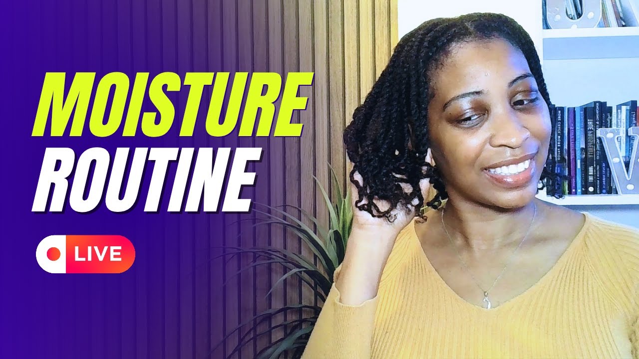 Moisturising My Natural Hair for Length Retention - YouTube