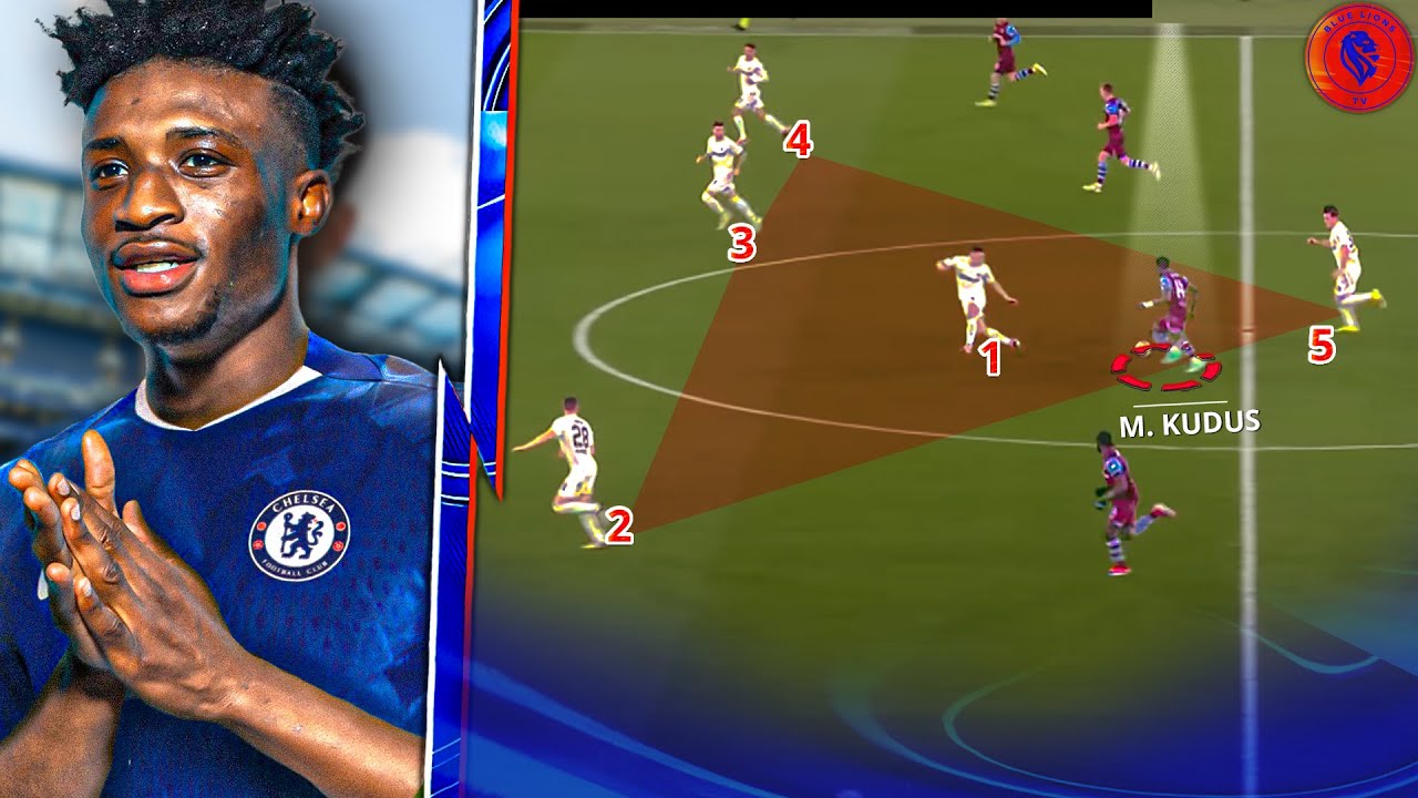 CHELSEA FANS, Kudus SOLVES This 1 ISSUE! | Mohammed Kudus Analysis ...