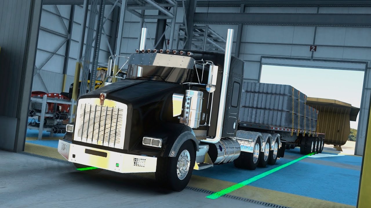 KW T800 by Pinga, ZM X15 hauling galvanized metal #313 Pure gameplay ...