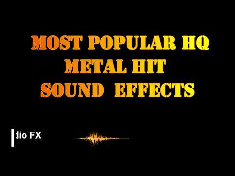 metal hit Impact metal hit sound effect HQ|Studio FX