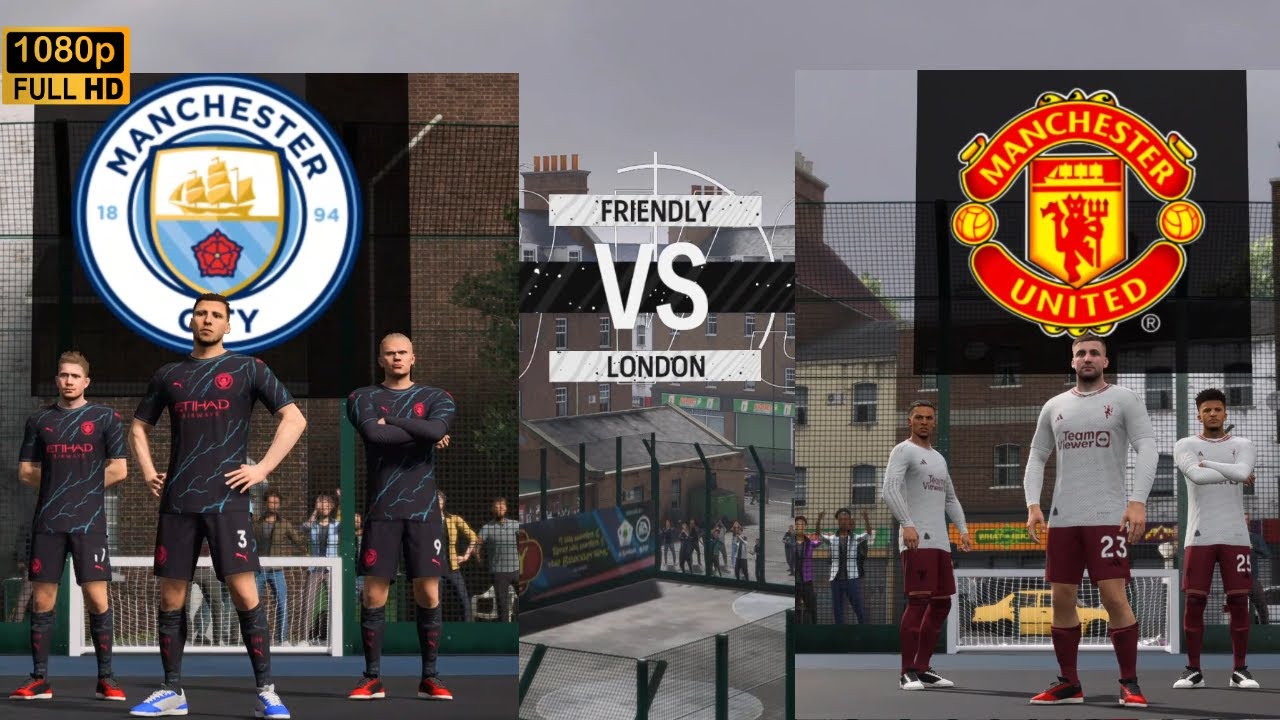 My First Futsal Match - Manchester Derby | EA FC24 HD Gameplay - YouTube