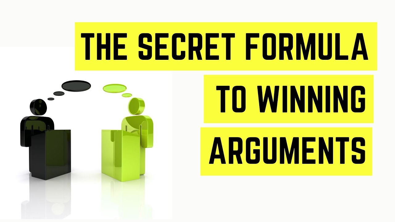 What is the secret formula to winning arguments? - YouTube