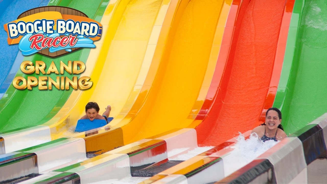 Boogie Board Racer at Carowinds! - YouTube