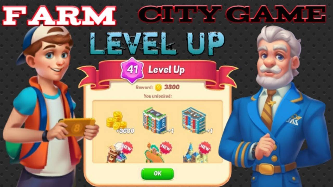 Farm City Game : Level up 41 Gameplay 100% Enjoy & Many others - YouTube