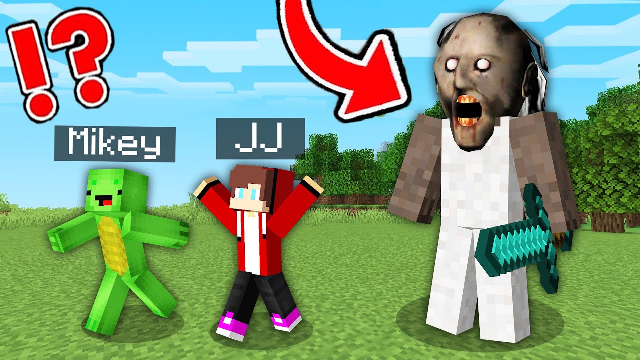 Mikey & JJ vs Grannу in Minecraft Maizen JJ & Mikey Nico Cash Smirky Cloudy - YouTube
