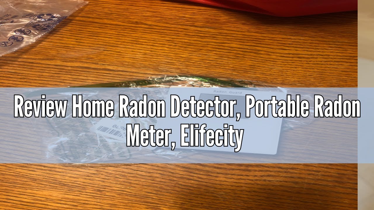 Review Home Radon Detector, Portable Radon Meter, Elifecity Long and ...