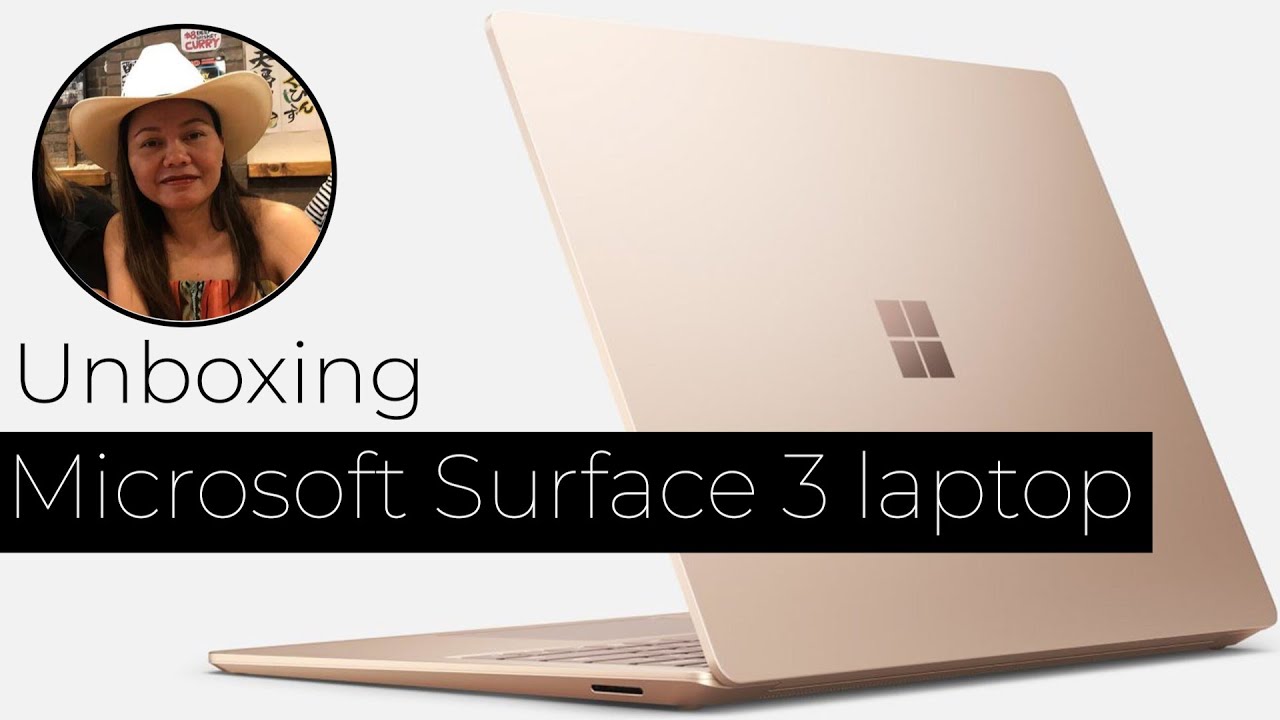 2021 Unboxing Microsoft Surface 3 Laptop - YouTube