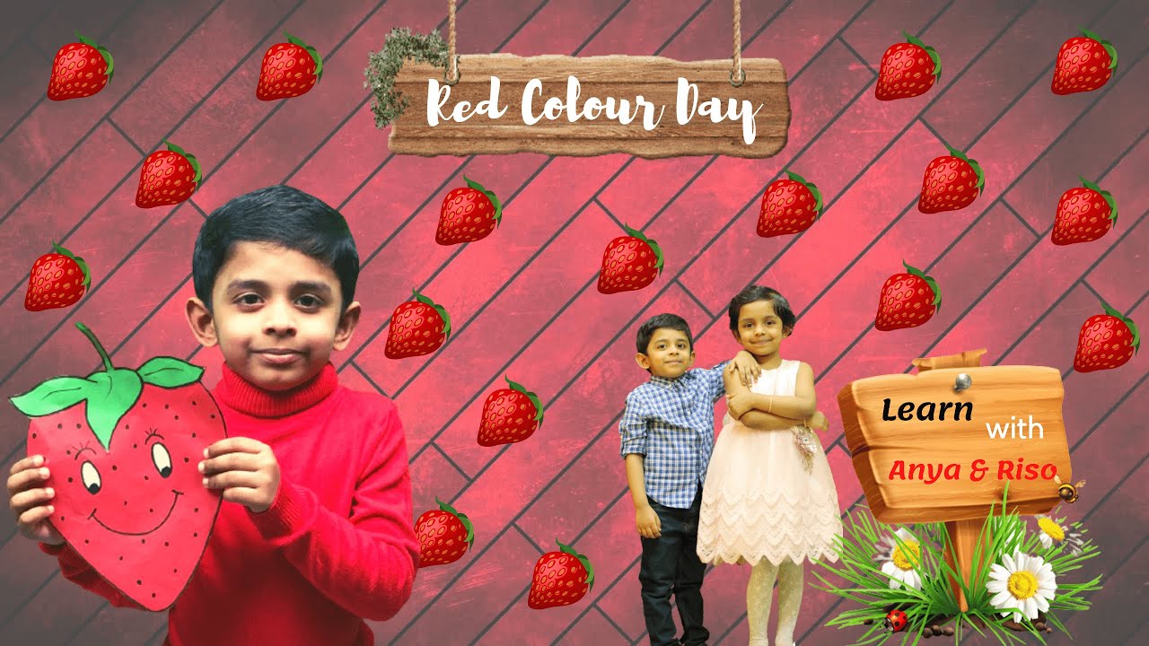 Red Colour Day speech | My Favourite Colour | My Favourite Fruit. - YouTube
