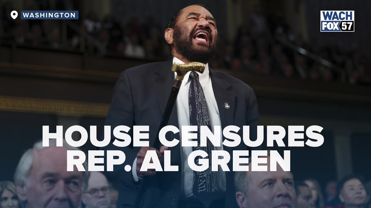 Rep. Al Green Censured for Disrupting Trump's Joint Address to Congress ...