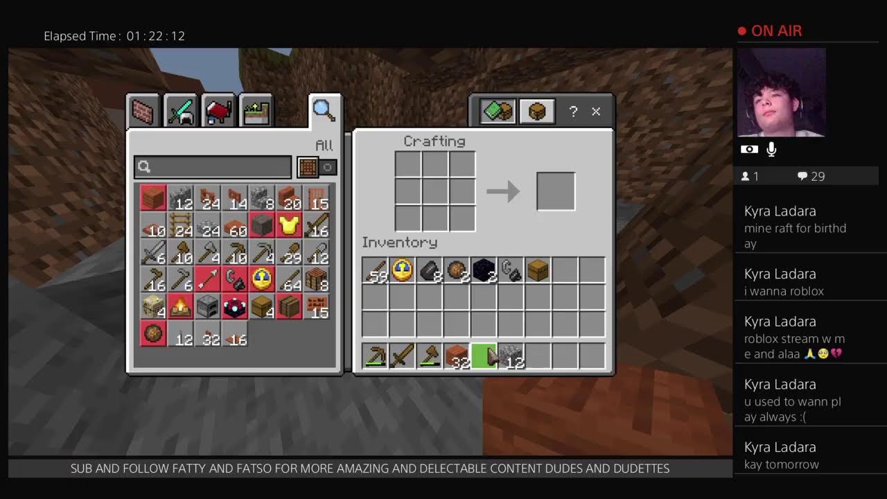 Fatty and Fatso Play Minecraft (Fatty Bday Stream) (Stream #2) - YouTube