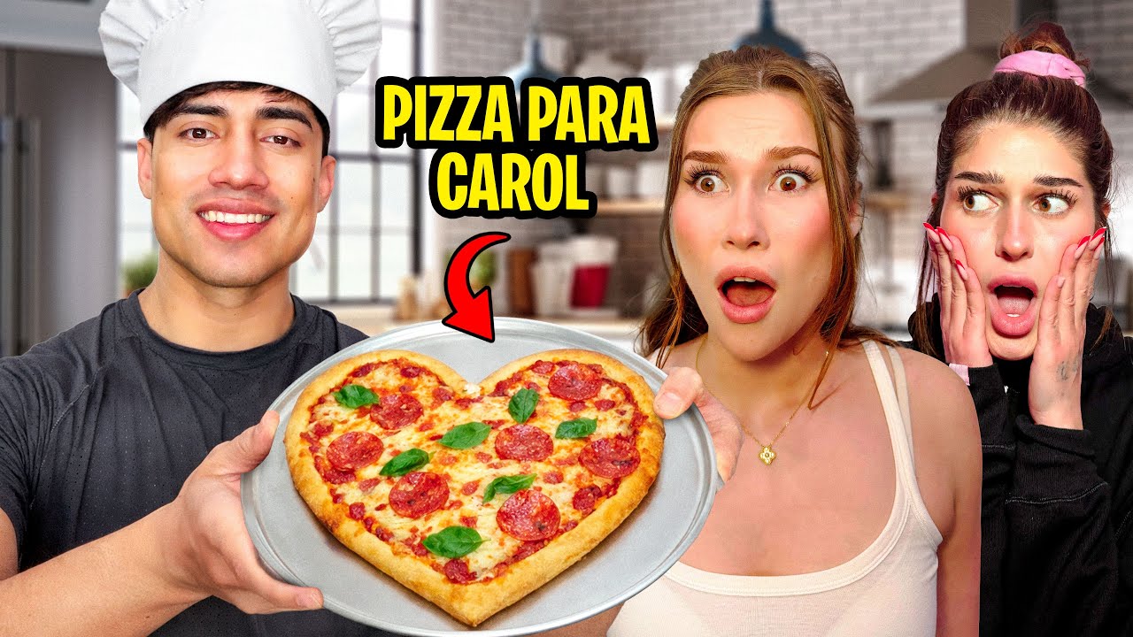 Le hice una pizza de corazón a mujer de buena pasta || JC AND SONDRA ...
