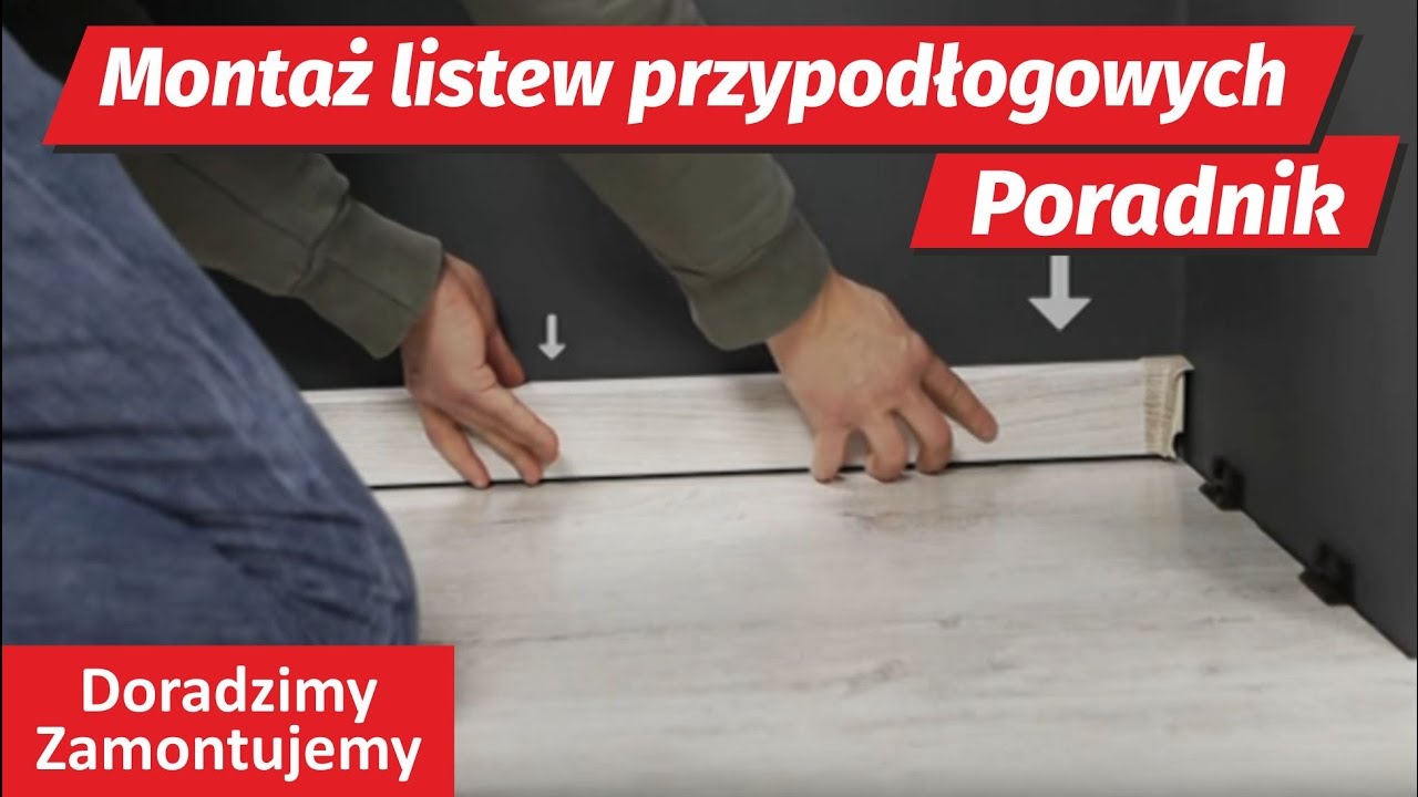 Listwy przypodłogowe do paneli Montaż - Prezentuje fachowiec - HD - YouTube