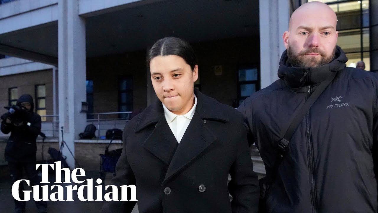 Sam Kerr seen leaving court during racially aggravated harassment trial ...
