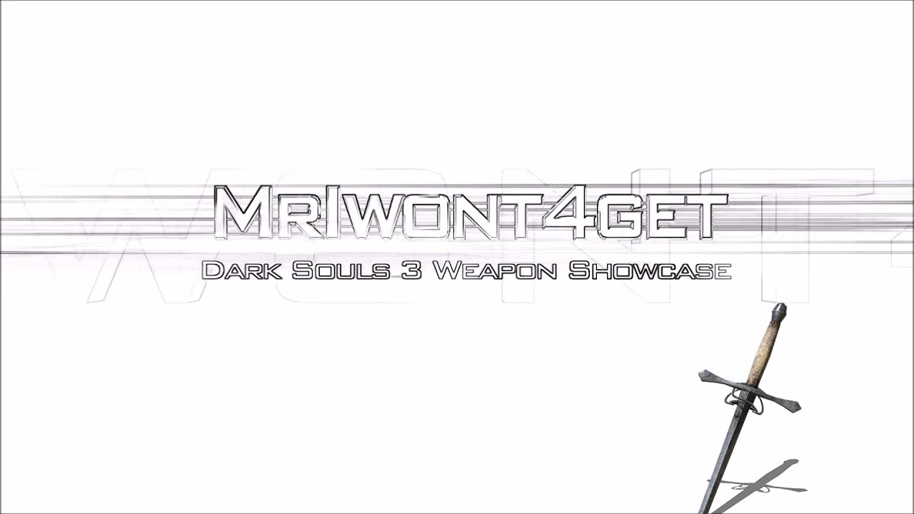 Dark Souls 3 Weapon Showcase: Rapier - YouTube