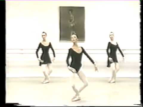 Sissonne simple. 2 class. Classical dance - YouTube