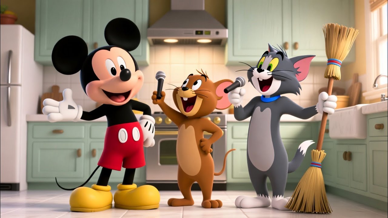 Messy Fun with Mickey, Tom & Jerry! 🧽 - YouTube