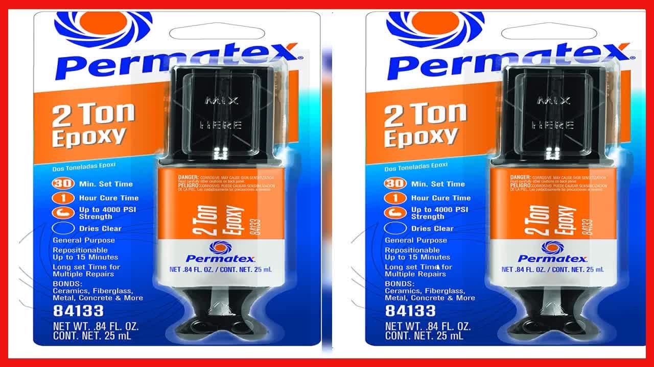 Permatex 84133 2-Ton Epoxy - YouTube