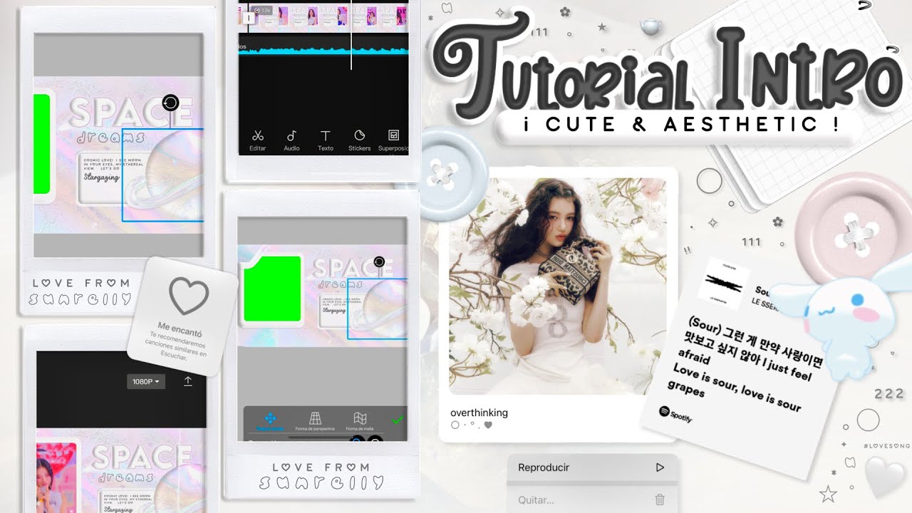 ¡ Tutorial: cómo hacer una intro bonita ! ♡ @sunrelly - YouTube