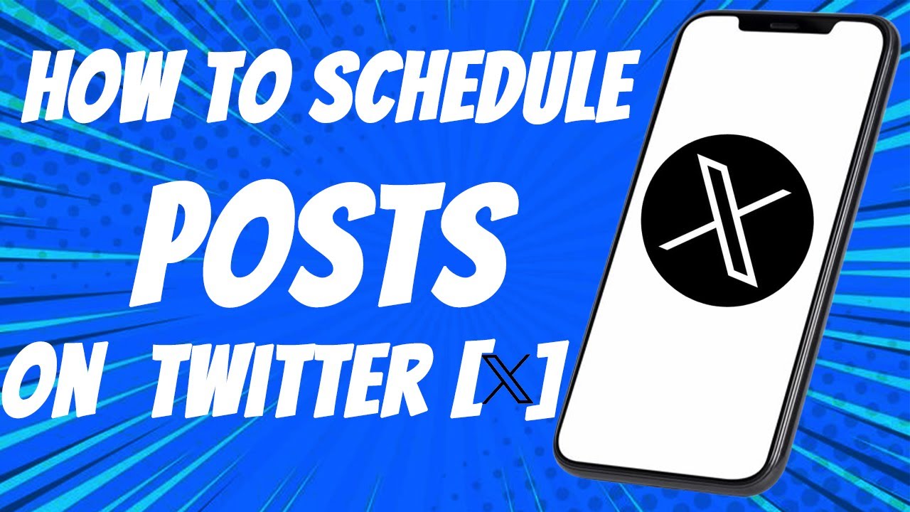 How to Schedule Posts on Twitter X(2025) - YouTube